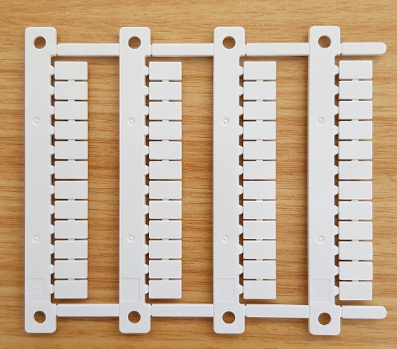 TER 6101344 - Terminal Block Markers White 6x10mm – General Marking ...