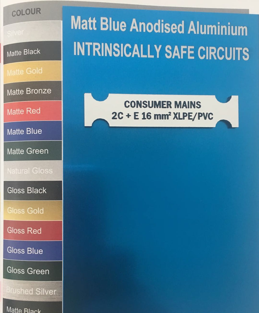 Anodised Aluminium Signs Made to Order – General Marking Australia ...