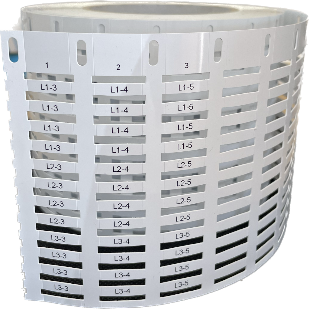 GM - 44092B - ROLL - 4mm x 15mm push in marker. – General Marking ...